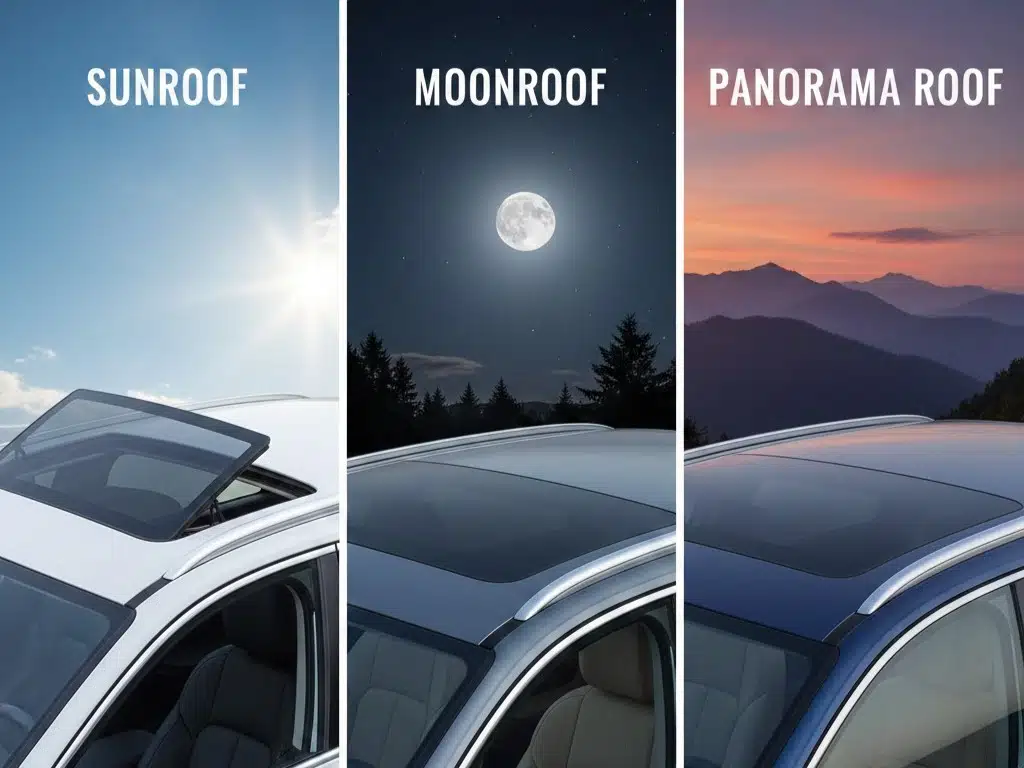 Sunroof vs Moonroof vs Panoramic Roof: Ini Perbedaan 3 Jenis Atap Mobil ...