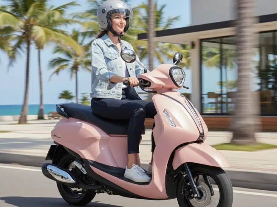 Yamaha Grand Filano Warna Pink Mauve: Tampilan Elegan Skutik Hybrid Neo ...