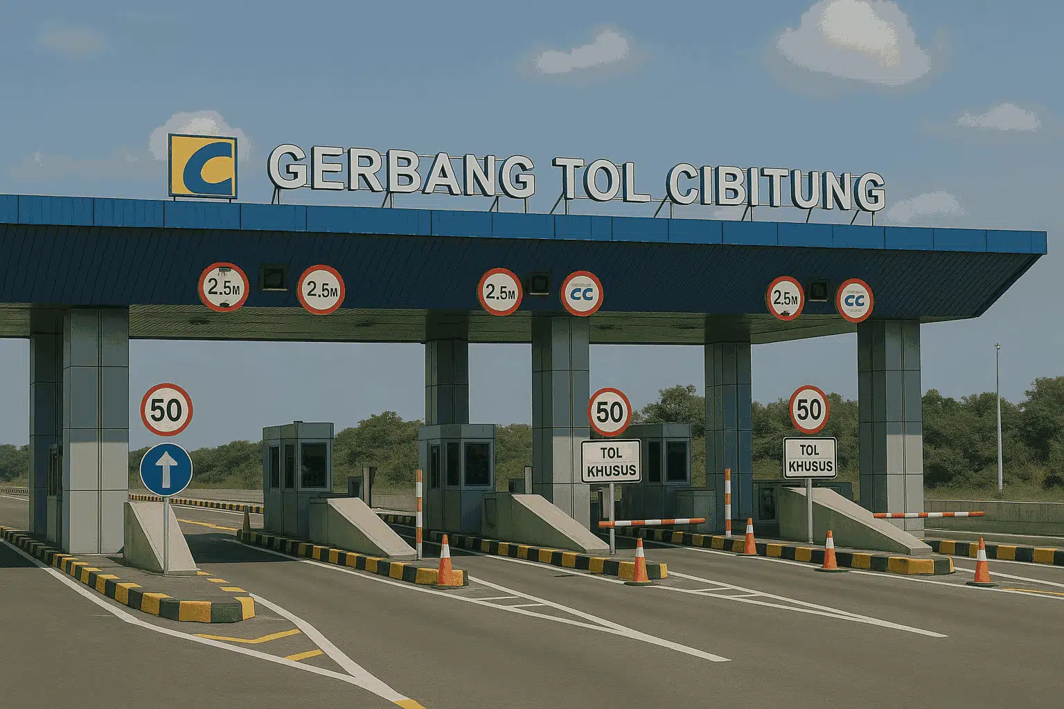 Gerbang Tol Cibitung: Akses Menuju Jalan Tol Cibitung–Cilincing ...