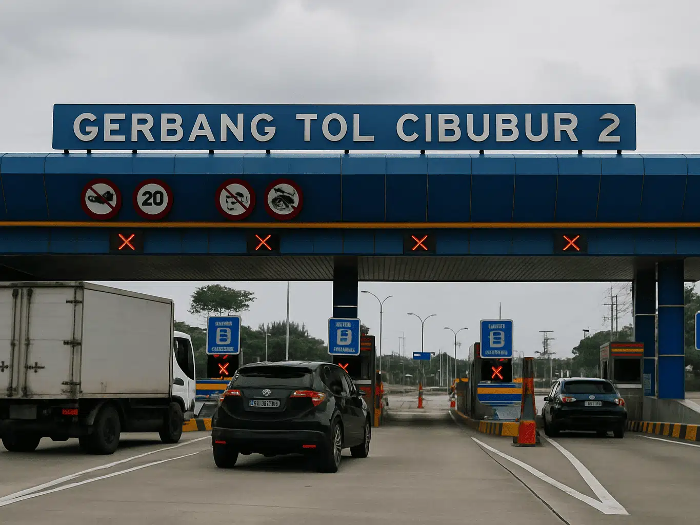 Gerbang Tol Cibubur 2: Akses dan Tarif Jalur RAMP di Jaktim ...