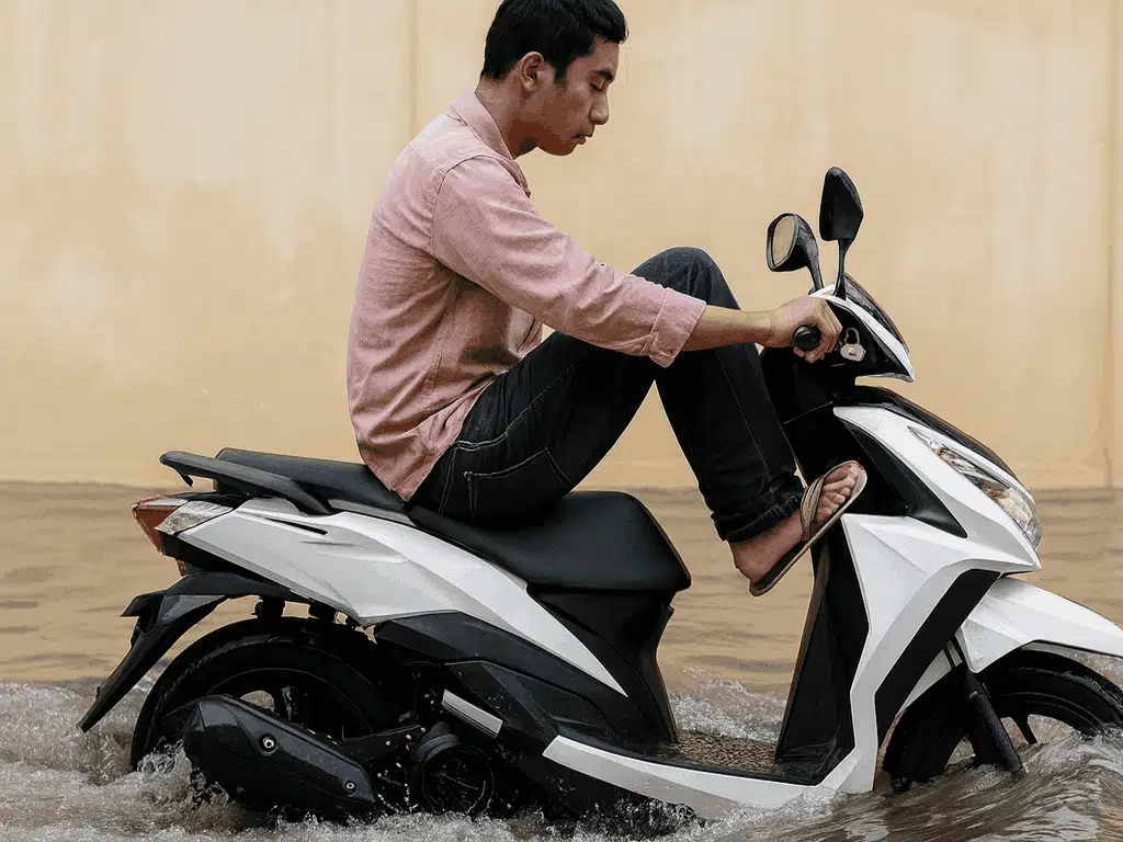 Motor Kena Banjir? Jangan Panik, Ini 5 Langkah Cepat Mengatasi Sepeda ...