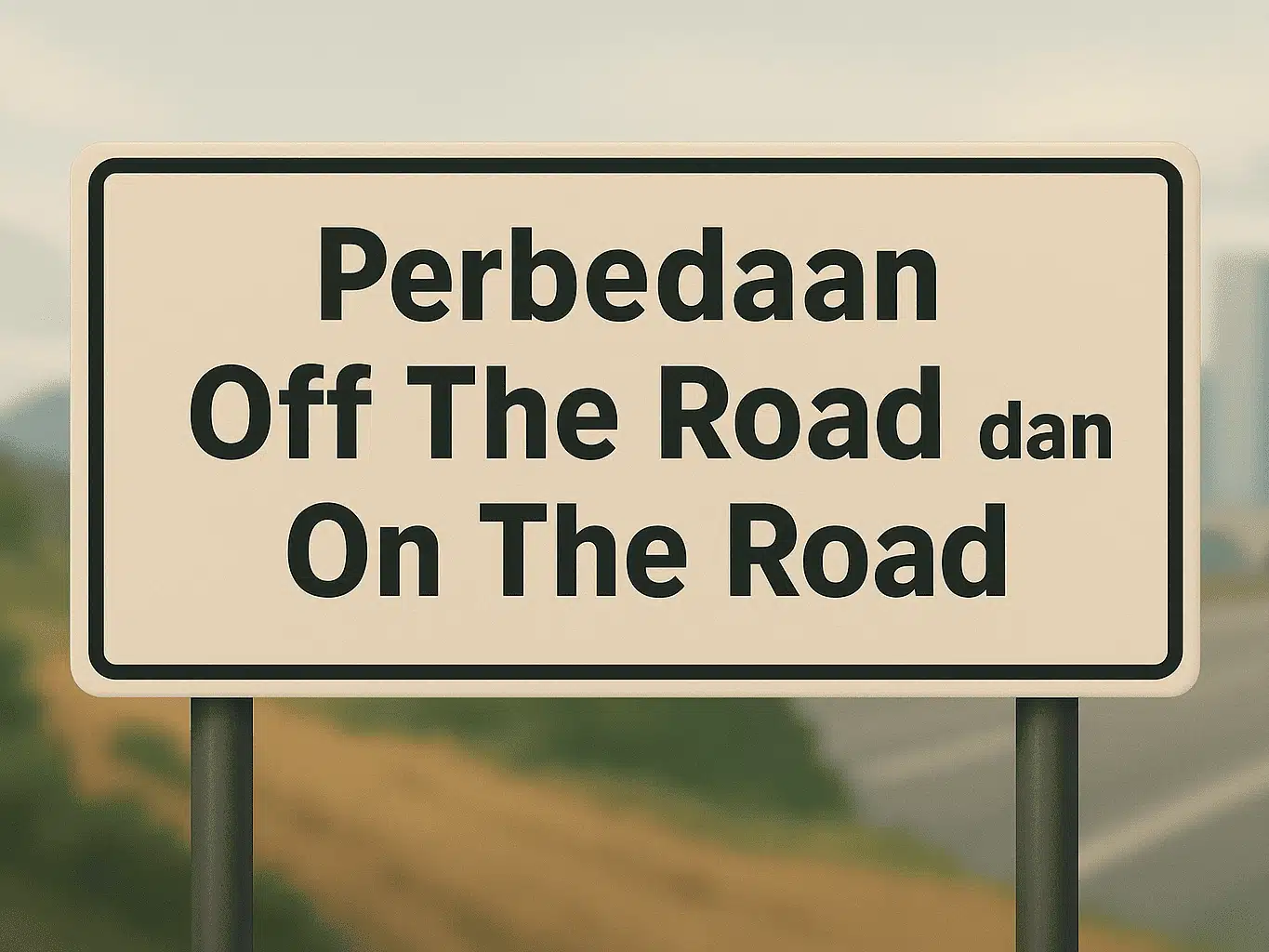 Mengenal Istilah Off the Road dan On the Road dalam Otomotif ...