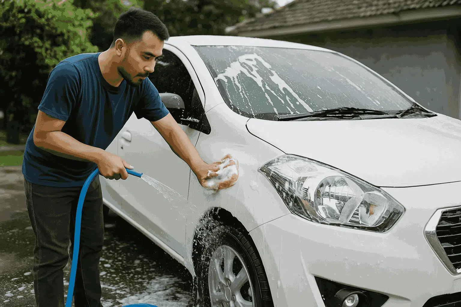 Tips Mencuci Mobil di Rumah agar Bodi Kinclong dan Bebas Baret ...
